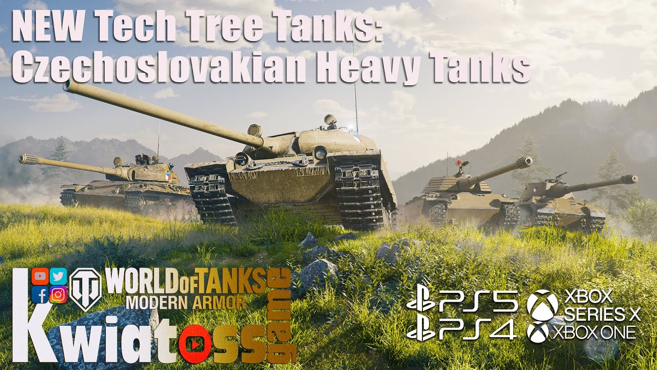 World of Tanks Modern Armor - NEW Tech Tree Tanks: Czechoslovakian Heavy Tanks #wot #wotc - YouTube