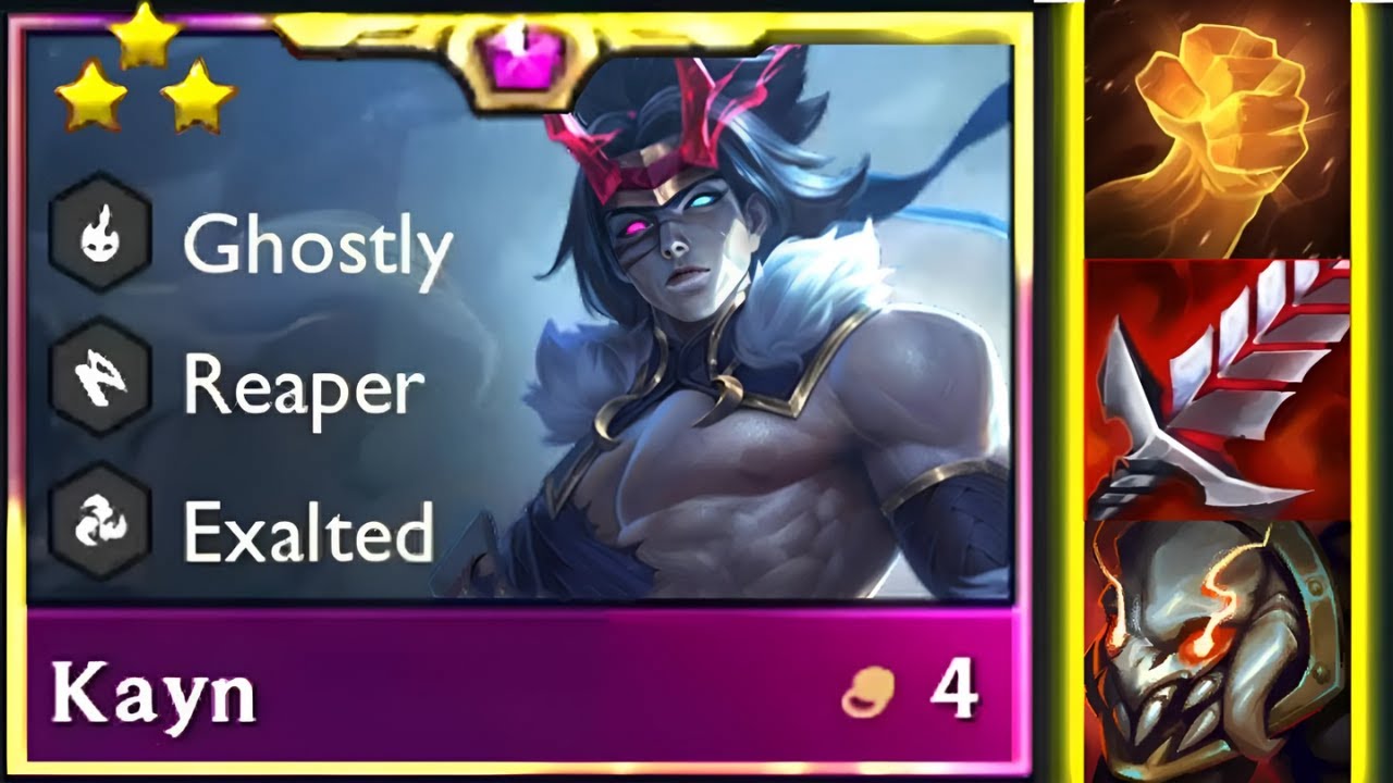 8 Ghostly Ft 4 Reaper 3 Star Kayn Carry ⭐⭐⭐ Tft Inkborn Fables