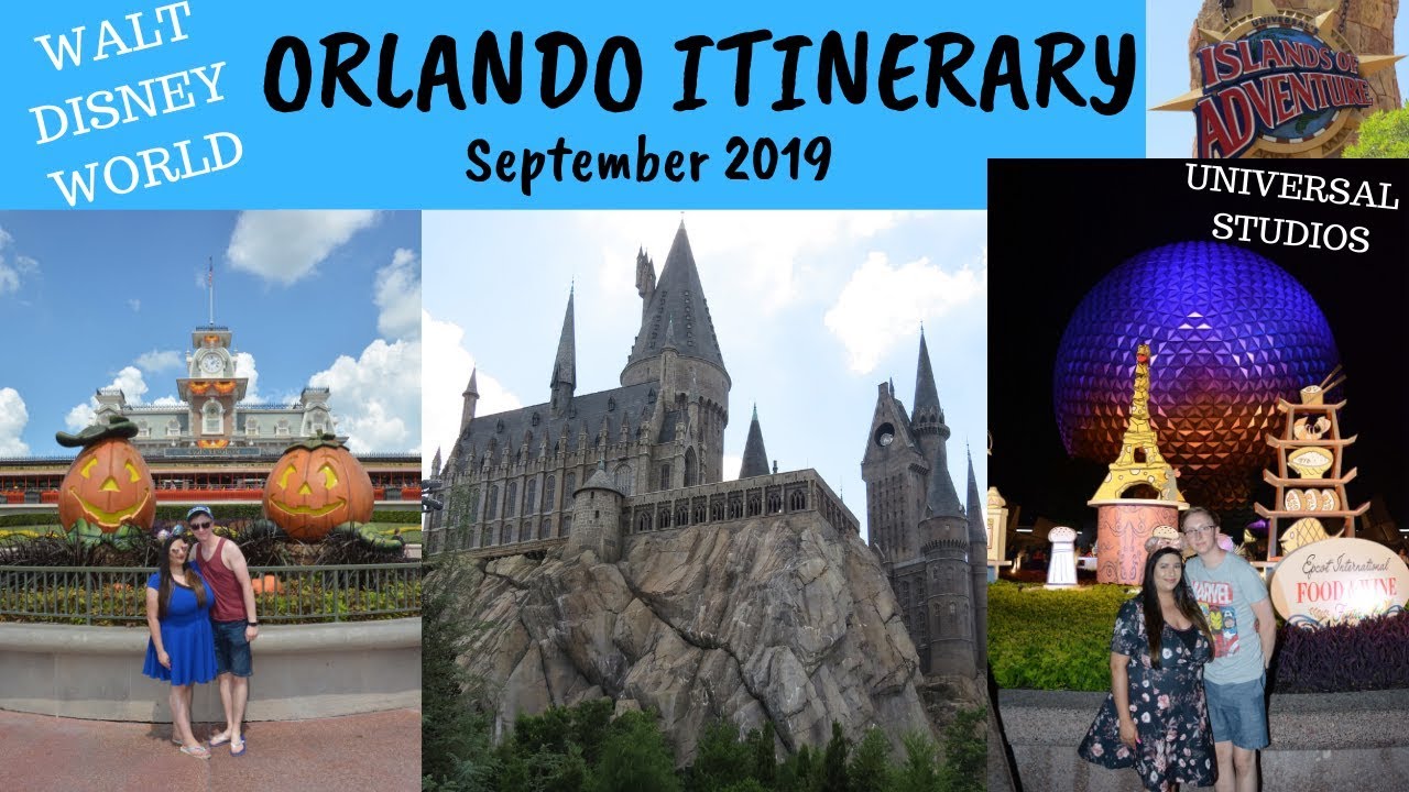 ORLANDO ITINERARY! Walt Disney World, Universal Studios & More! - YouTube