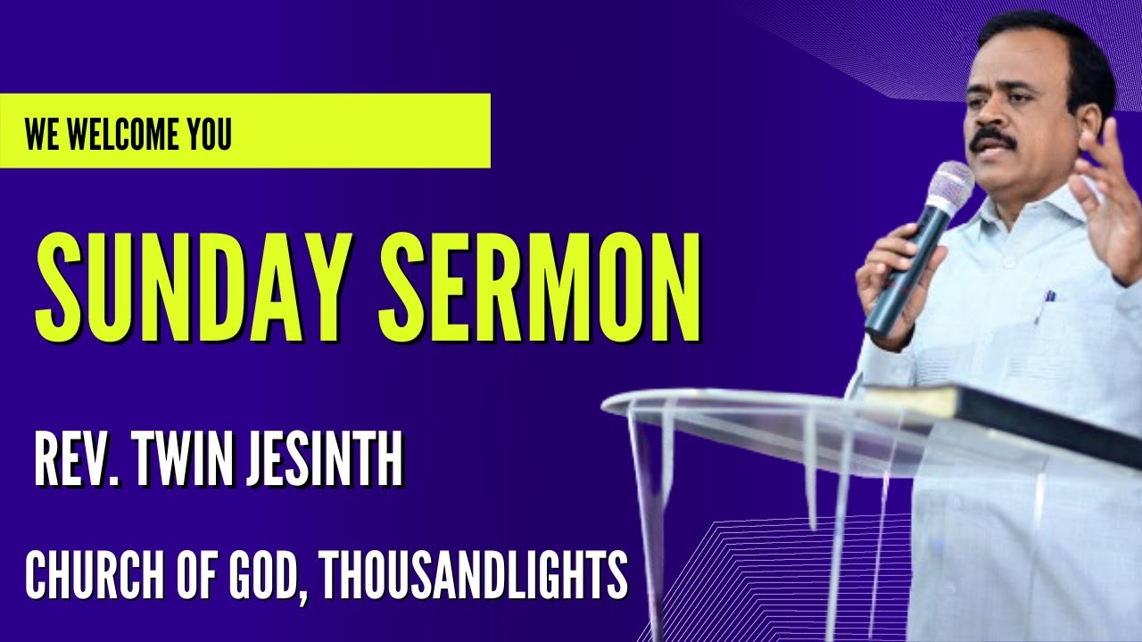 🔴 LIVE | Sunday Sermon | ஞாயிறு தேவச்செய்தி | 18-08-2024 | Rev. Twin ...