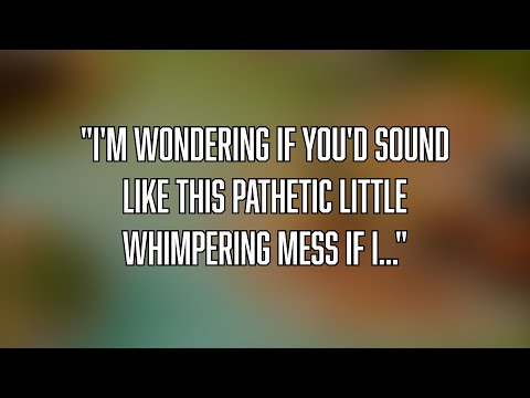 Bully Loses Composure When She Hears You Whimper [FDom]