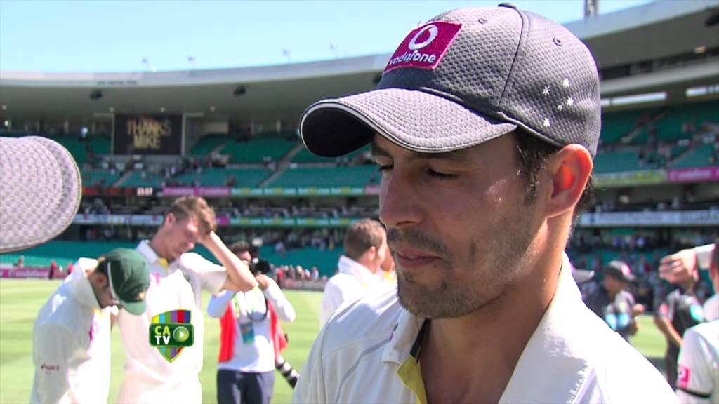 Mitchell Johnson post match - Jan 6th - YouTube