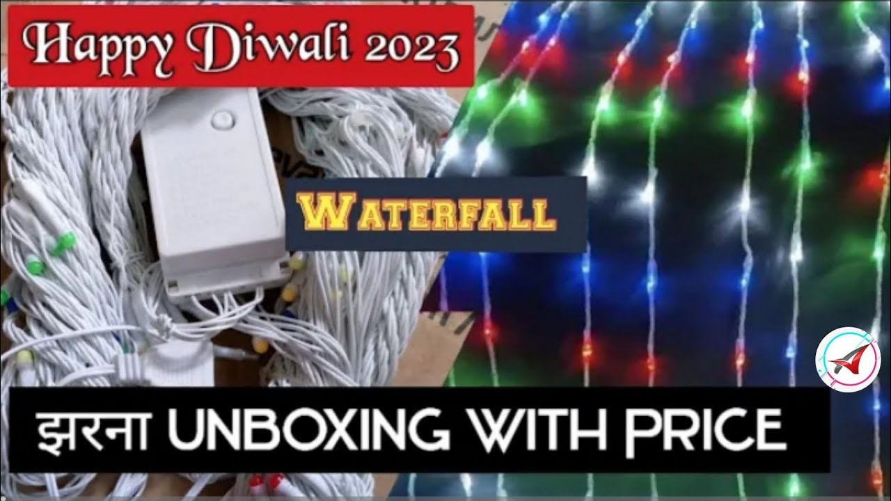 Diwali Jhaler Lights Unboxing || Diwali Decoration Jhaler Best Price ...