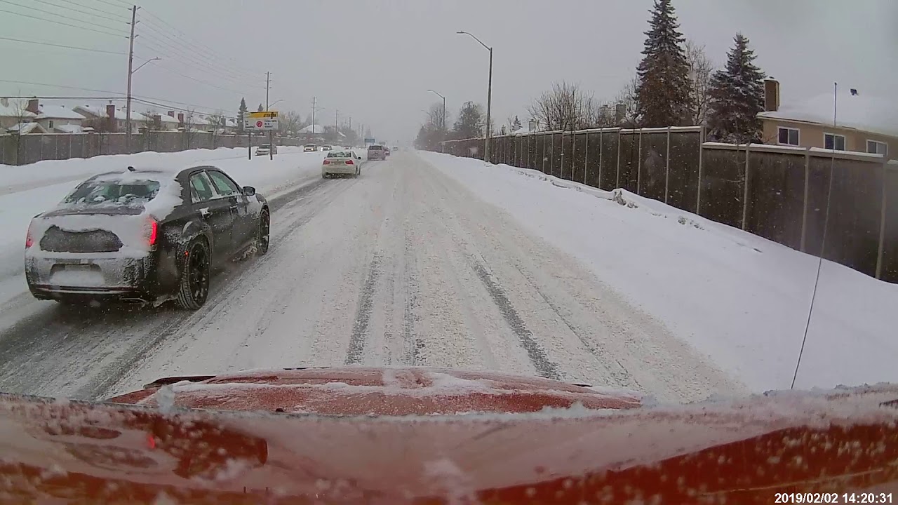 Driving in Heavy Snow 02 02 2019 - YouTube