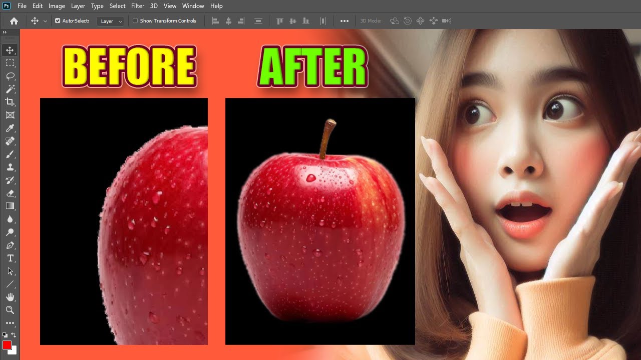 How to do smooth edge in Photoshop - YouTube