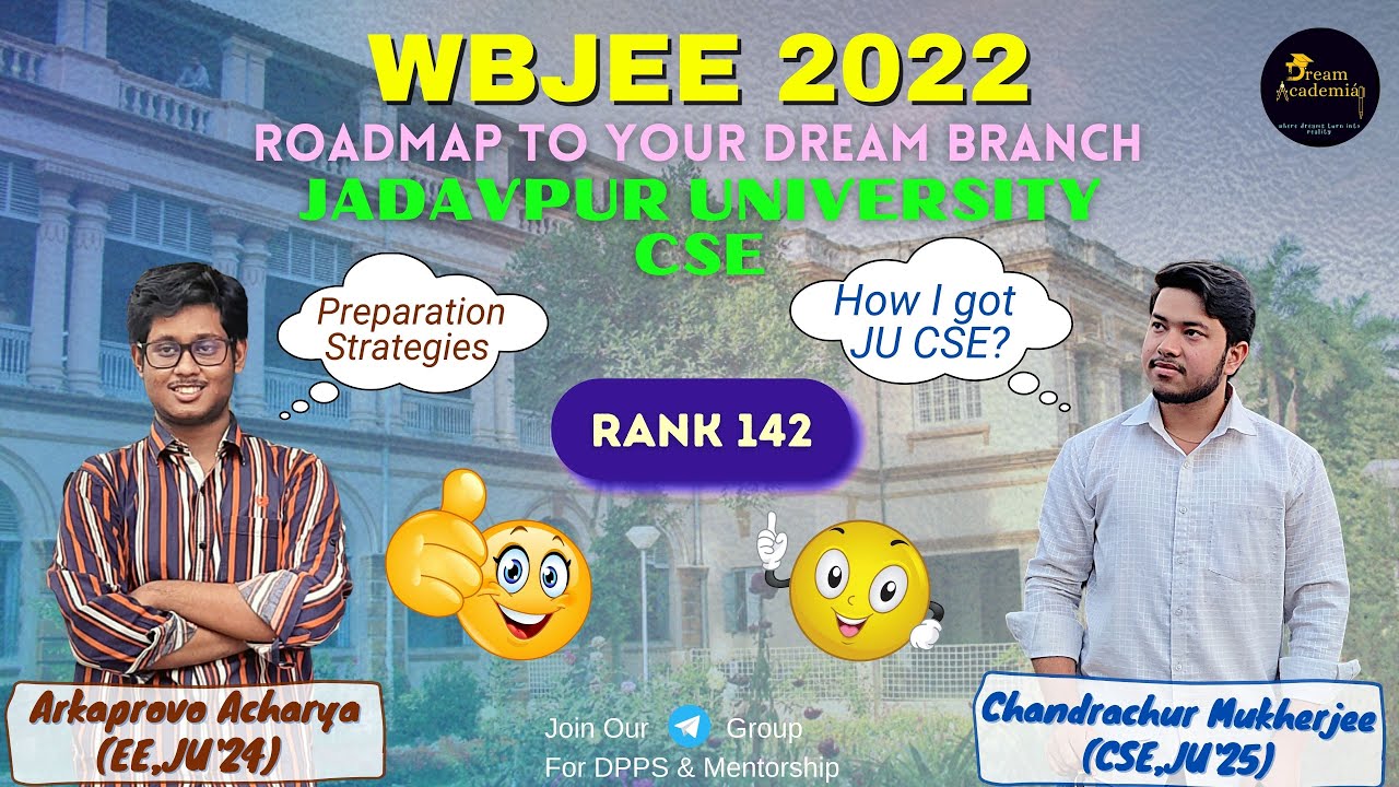 WBJEE 2022 | ROADMAP TO JU CSE | WBJEE TOPPERS STRATEGY | COMPLETE ...