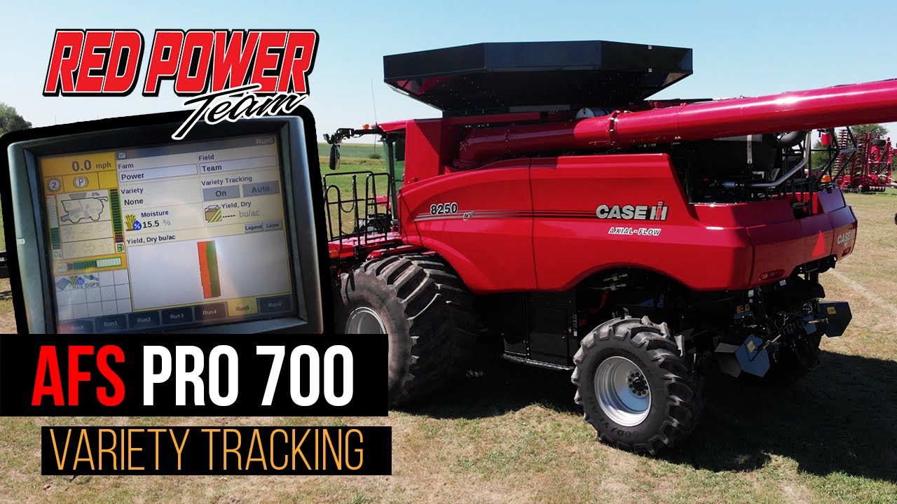 AFS Pro 700 variety tracking | AFS Specialist | Red Power Team Combine ...