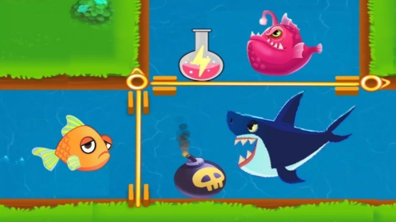 Save the fish Fishdom /Pull the pin game /ios android gameplay ...