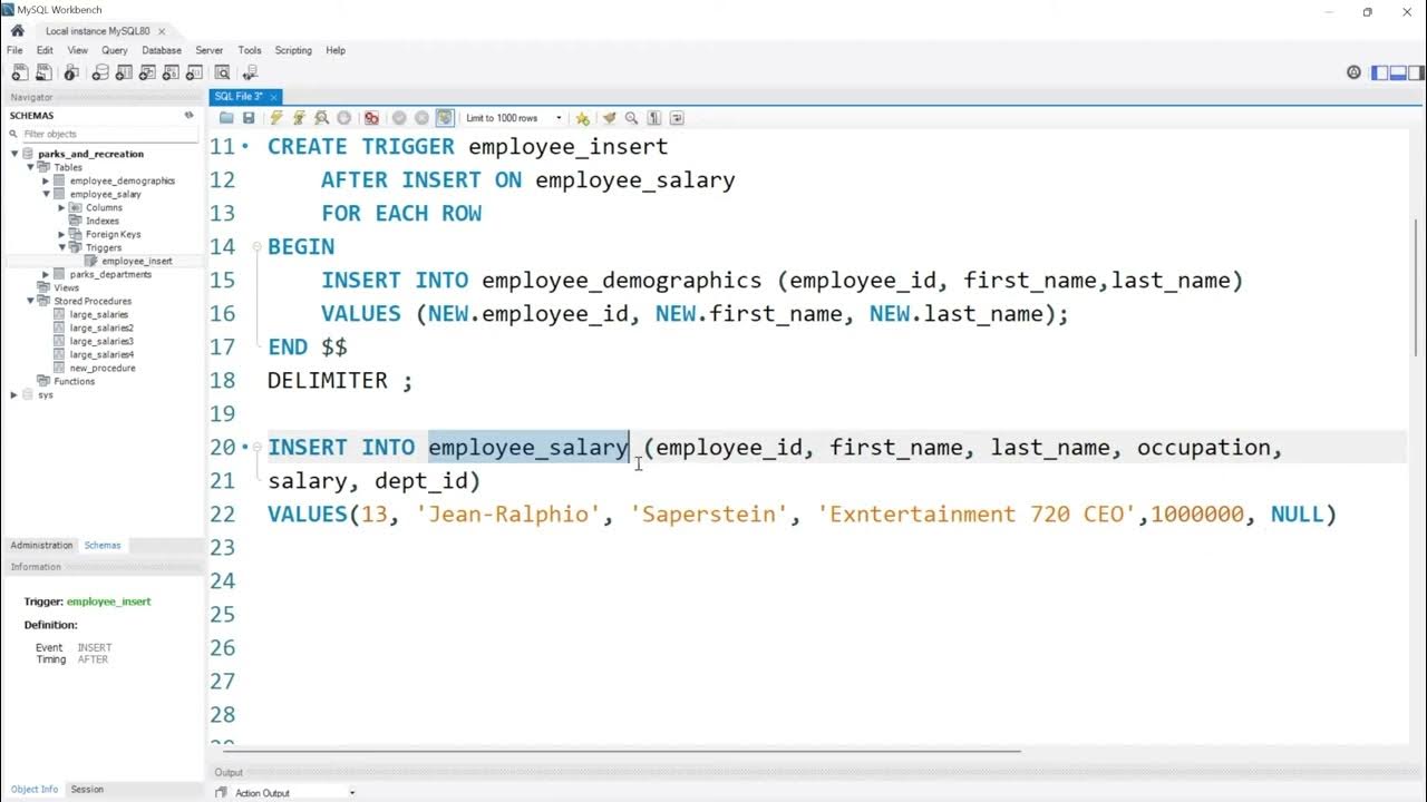 Triggers and Events in MySQL | Advanced MySQL Series - YouTube