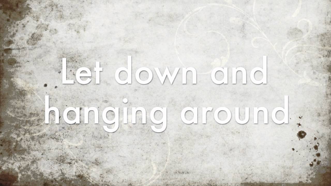 Let Down-Radiohead lyrics - YouTube
