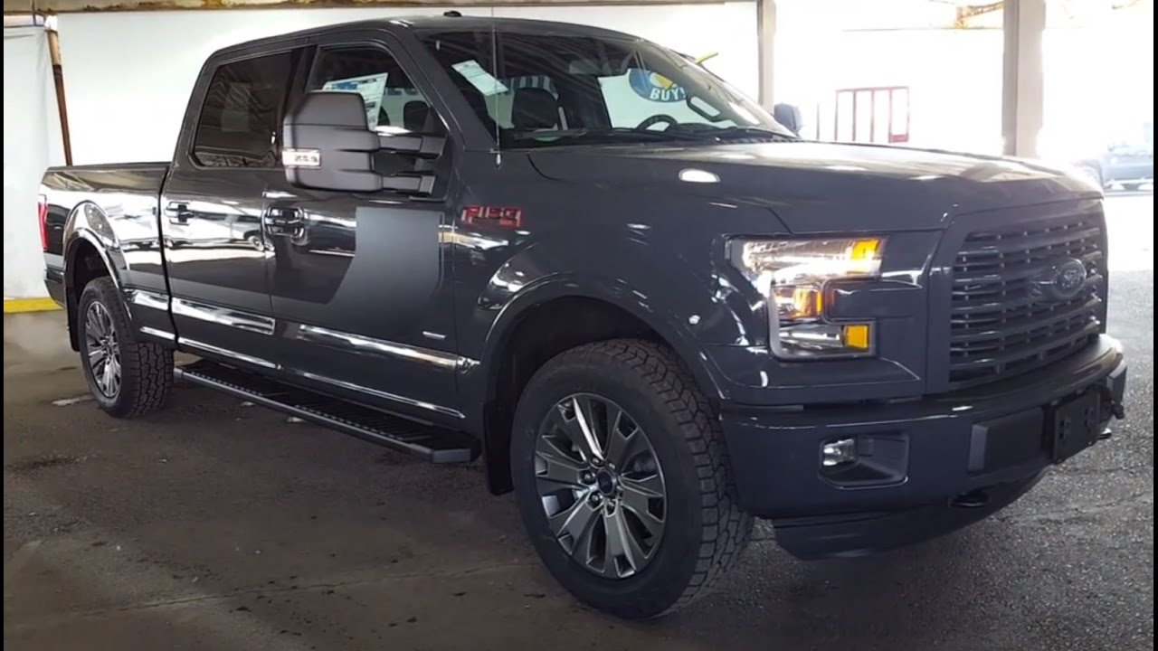 2016 Grey Ford F-150 4X4 SuperCrew XLT Sport PKG 301A Ecoboost Rewiew ...
