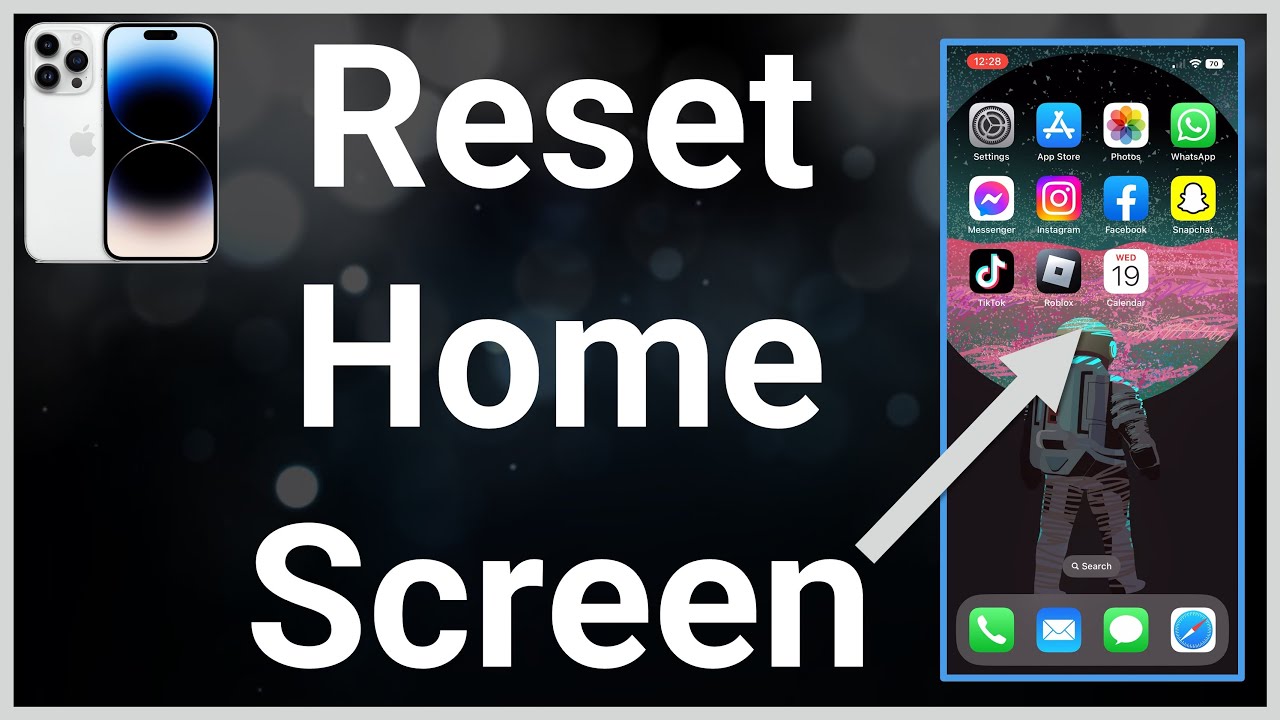 How To Reset Home Screen Layout On iPhone - YouTube