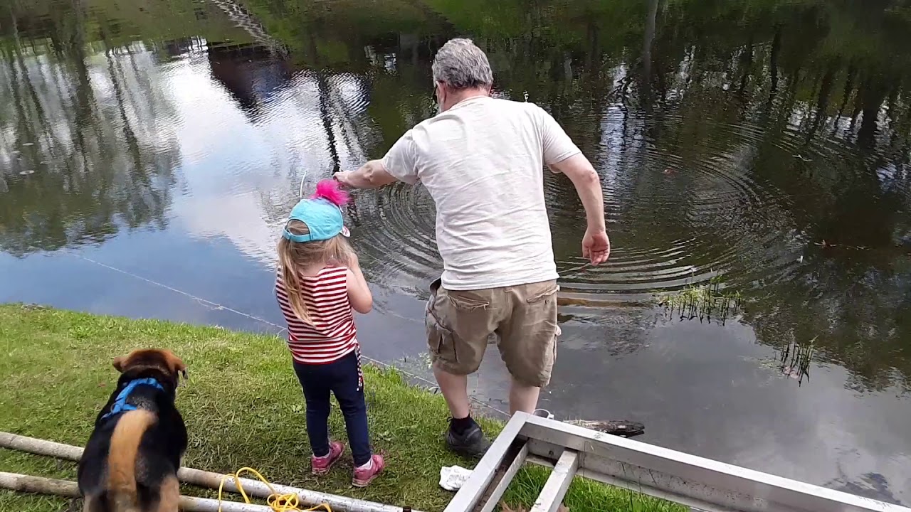 Ryan fishing with Grandpa - YouTube