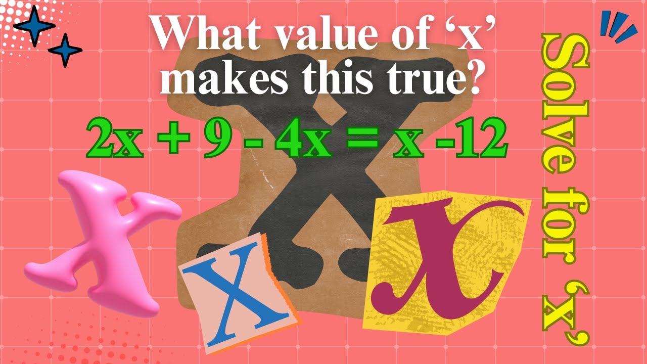 What value of x makes the equation true? - YouTube