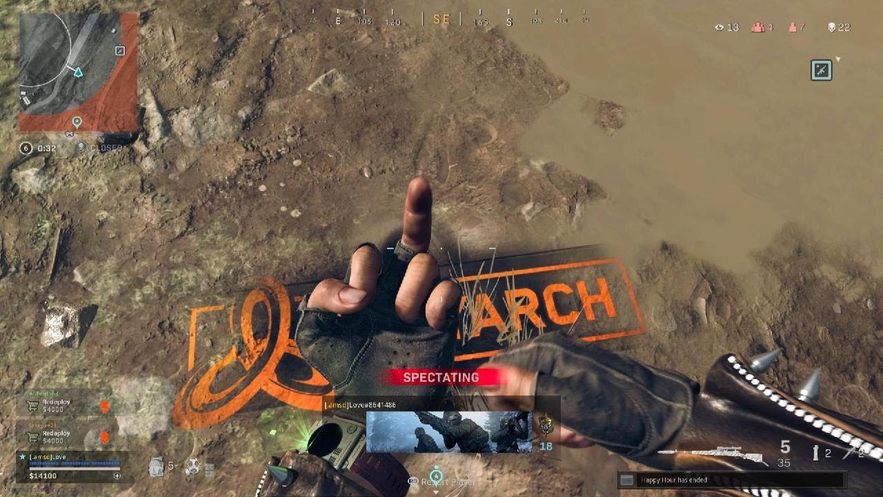 Cheater Warzone showing middle finger to Activision, Treyarch and Raven ...