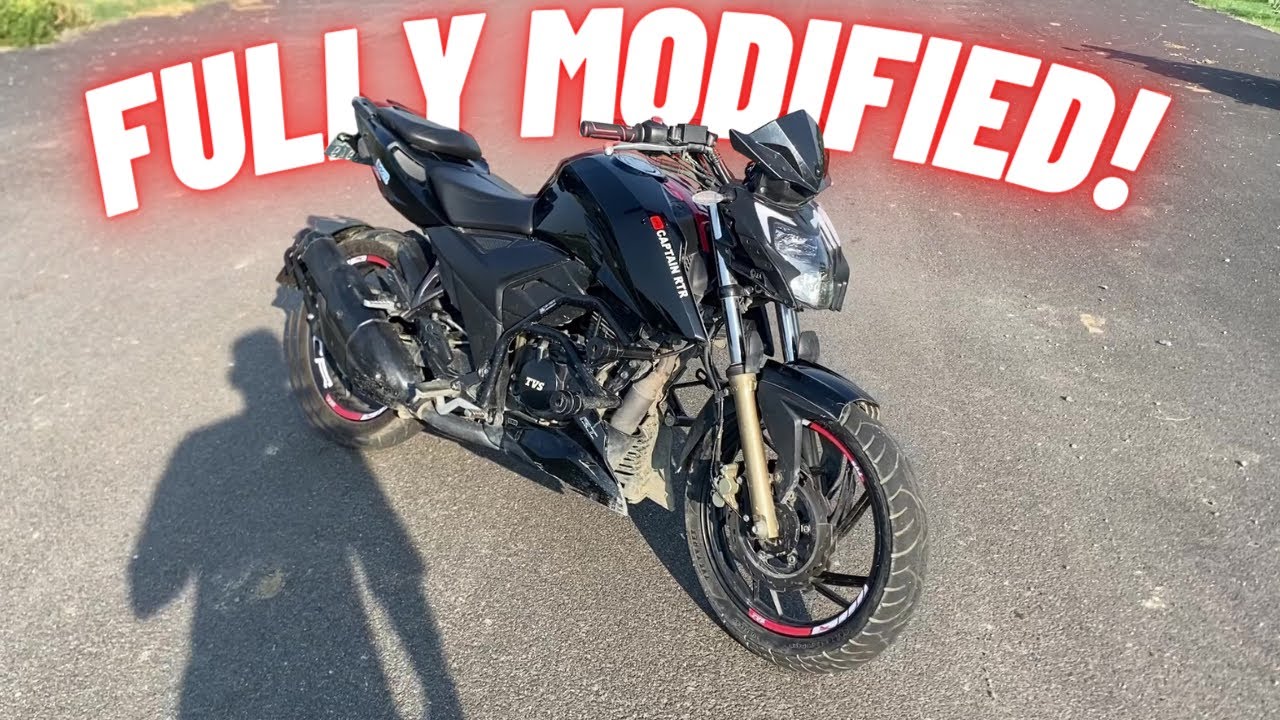 Heavy modified custom Apache rtr 200 4v || crazy mods|| only 1 in ...