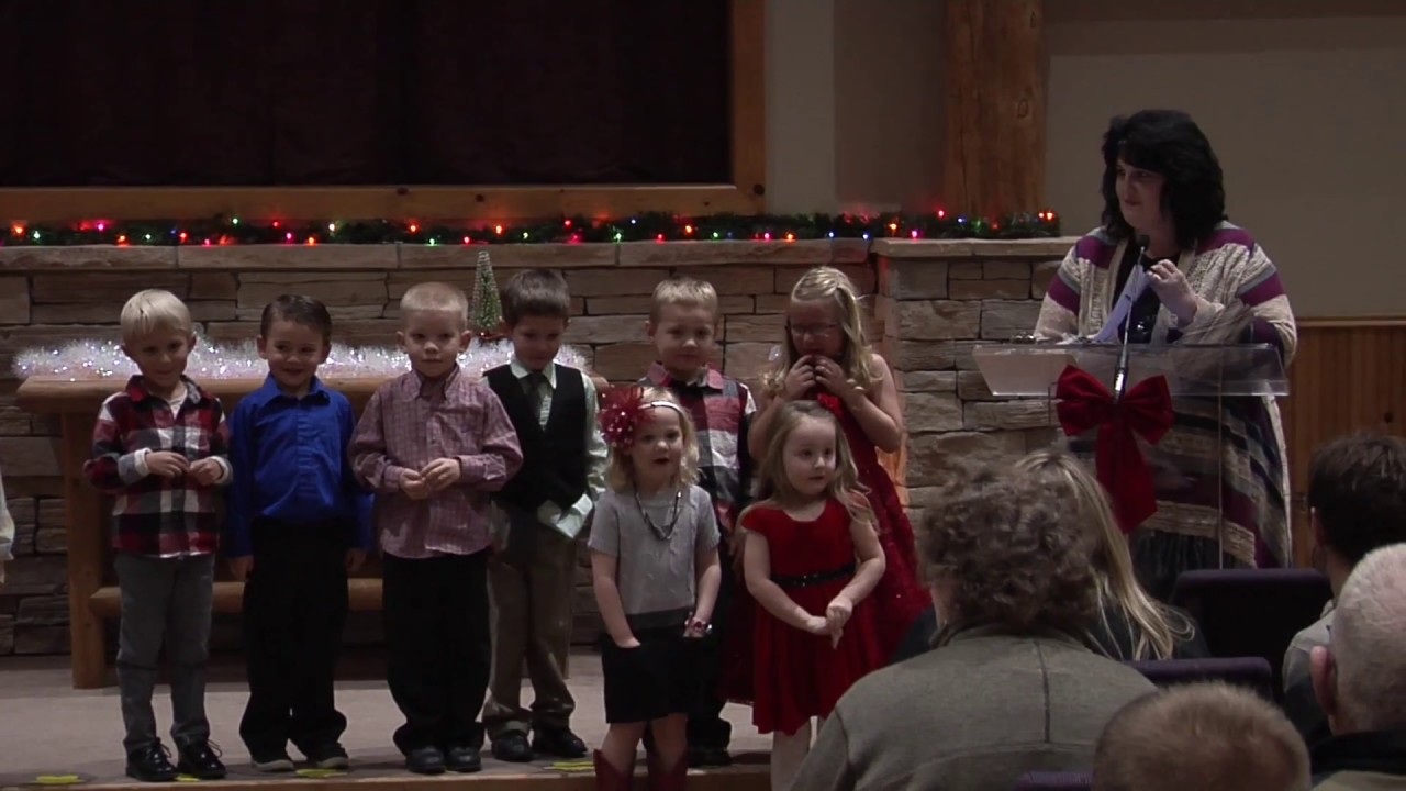 Amazing Grace Preschool Christmas Program 2016 - YouTube