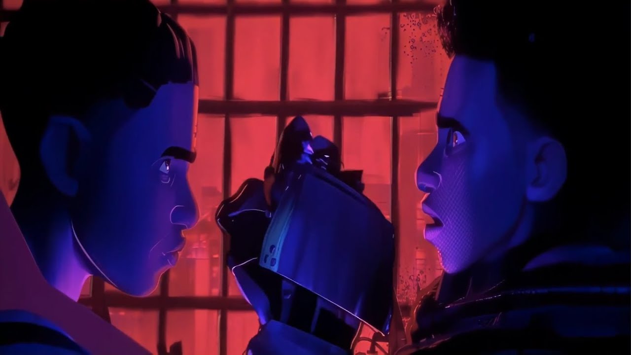 Miles Morales meets Miles Morales | Spider Man: Across the Spider Verse - YouTube