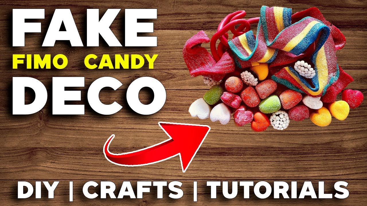 How to make CANDY with FIMO soft | Easy polymer clay DIY crafts ...