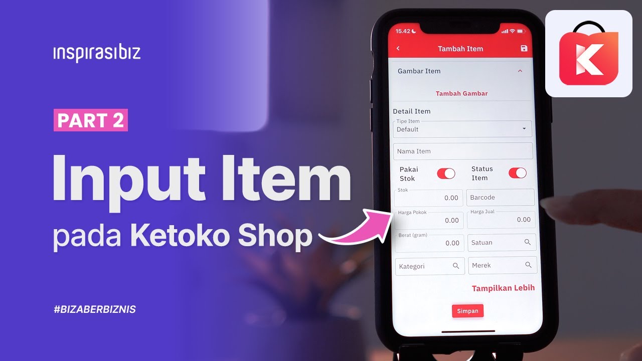 Ketoko Shop | Cara Mudah Input Item Baru Pada Ketoko Shop - YouTube
