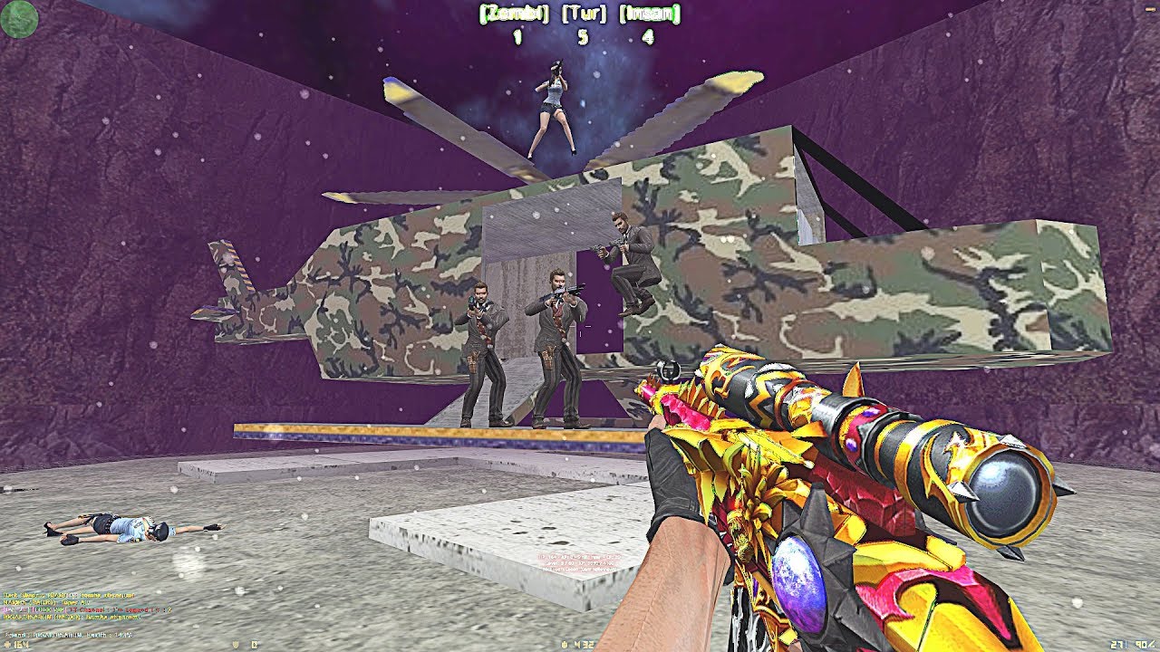 Counter-Strike: Zombie Escape Mod - ze_JURASSICPARK4_FOREST_DP2 on Dark ...