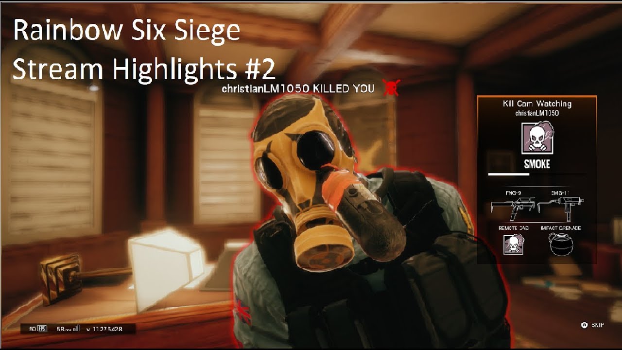 Rainbow Six Siege - Stream highlights #2 - YouTube