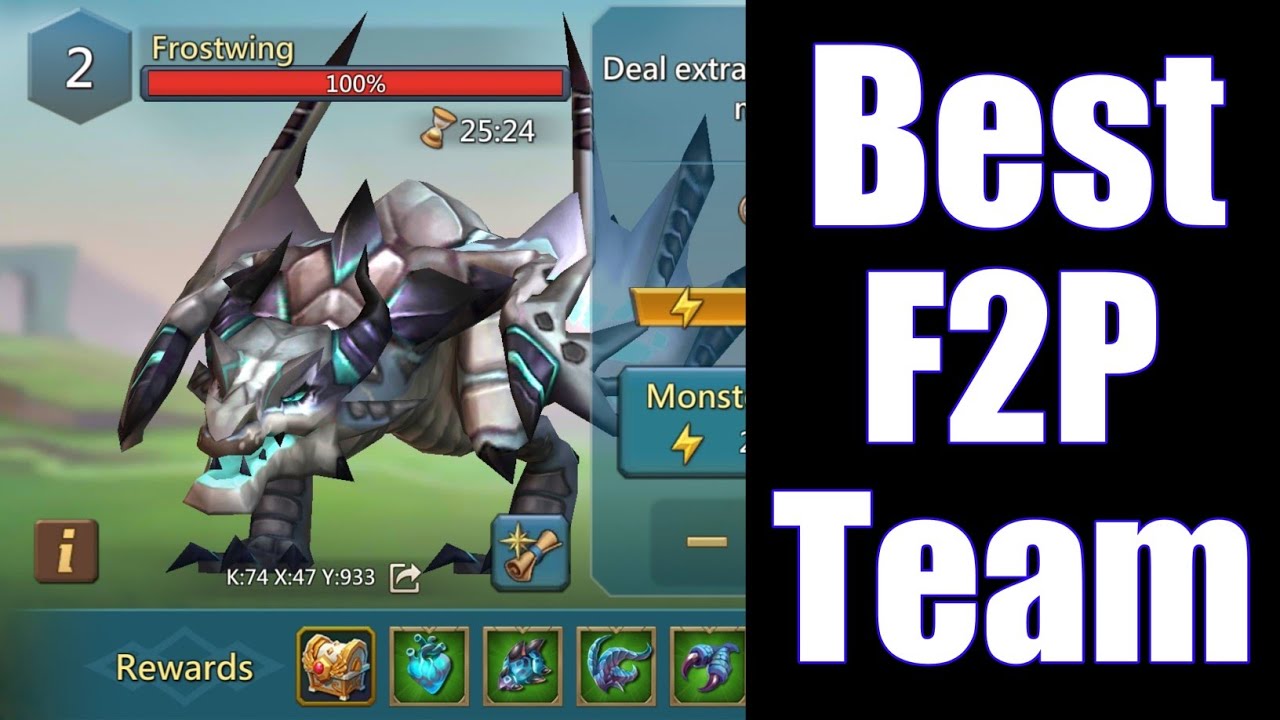 Lords mobile Frostwing Best F2P Team - YouTube