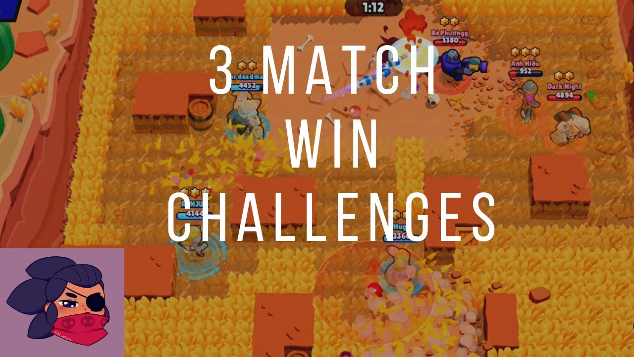 3 Match Win Challenges Brawl stars gameplay 2020 - YouTube