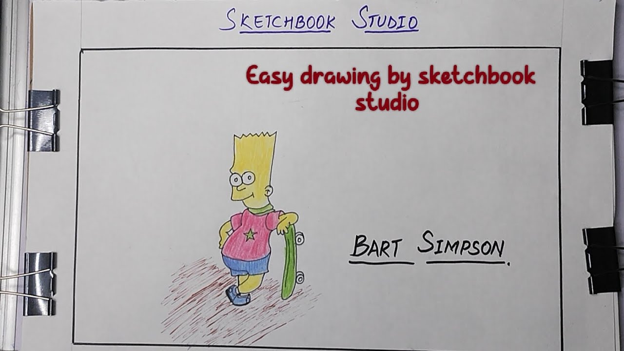 How To Draw Simpsons || Easy And Simple Way To Draw Simpsons || Step By ...