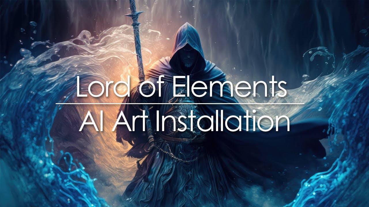 Lord of Elements | Artificial Intelligence Art Installation - YouTube