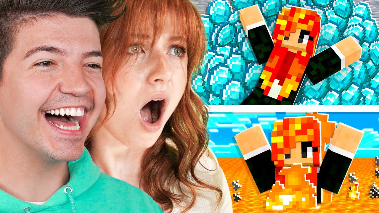 Little Sister vs EXTREME Minecraft Would You Rather - YouTube