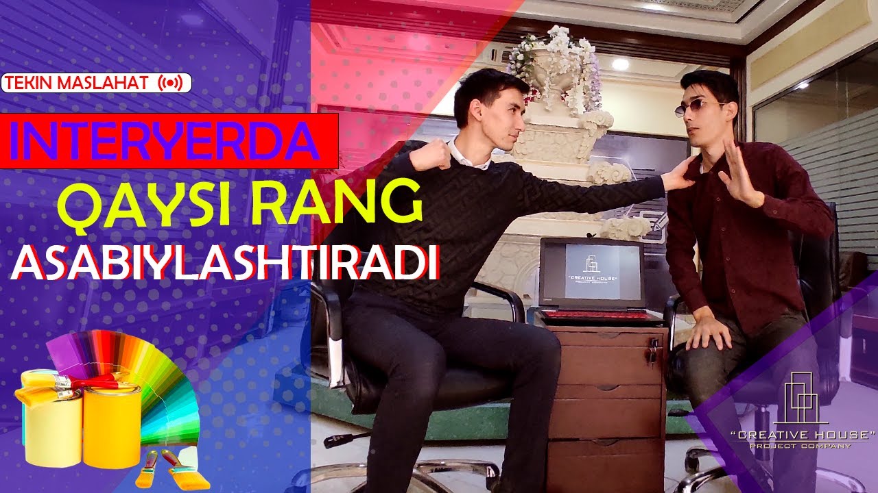 Inson psihologiyasida honadagi ranglar qanday ahamiyatga ega. Dizayner ...