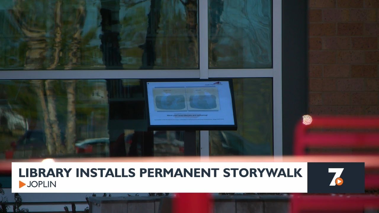 Joplin Public Library installs permanent StoryWalk - YouTube