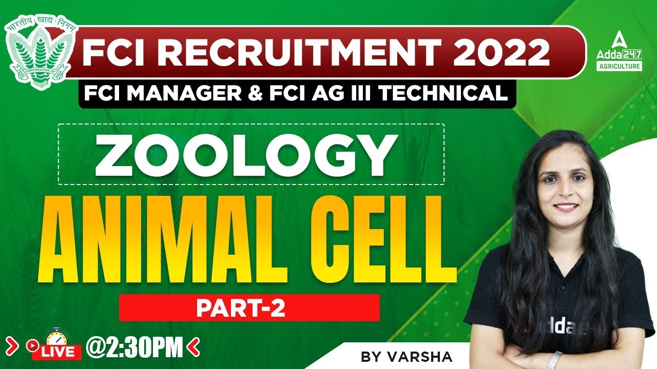 FCI Recruitment 2022 | FCI Manager & FCI AG III Technical | Zoology by ...