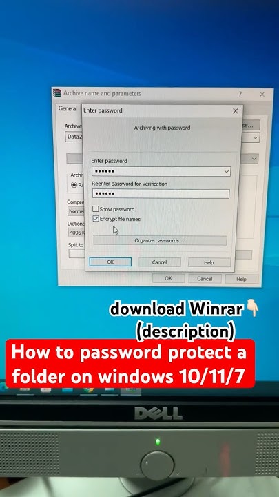 How to Password Protect a File or Folder in Windows 10 | How to ...