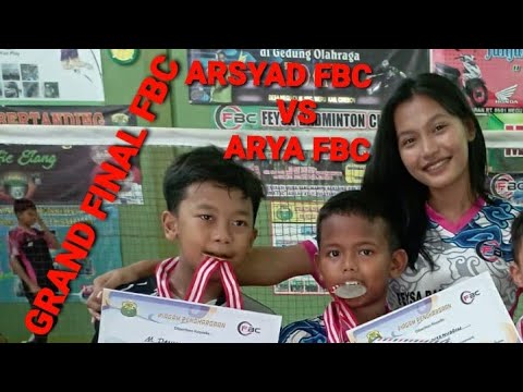 GRAND FINAL FBC "ARSYAD FBC VS ARYA FBC " di kejuaraan bulutangkis home ...