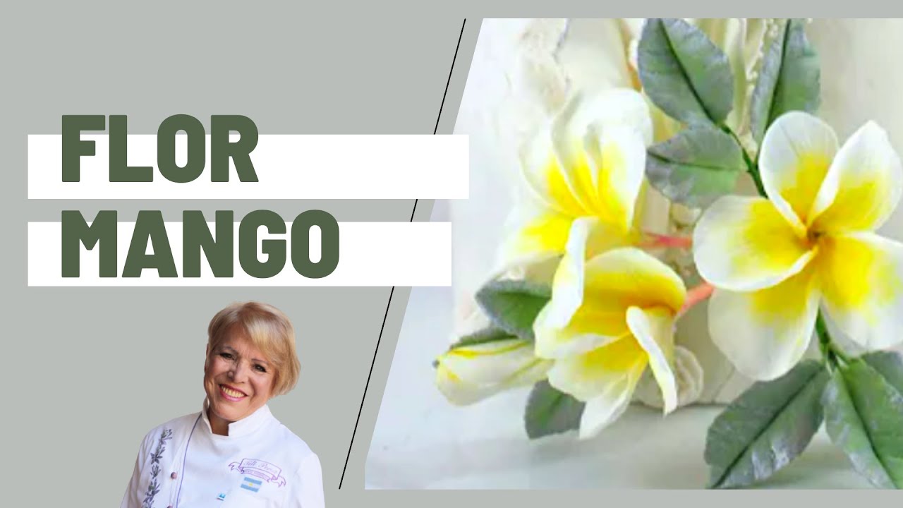 Cómo realizar la Flor Mango en Pasta💐 (Paso a Paso) - YouTube