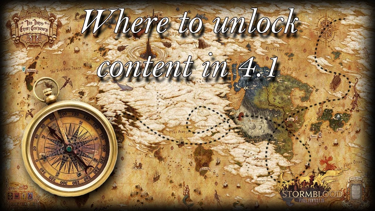 FFXIV: Where To Unlock Content in 4.1! - YouTube