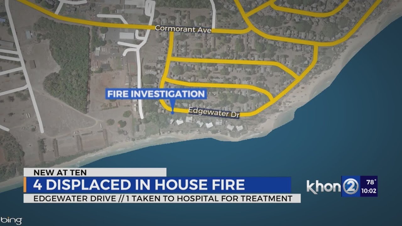 HFD extinguishes residential fire in Ewa Beach - YouTube