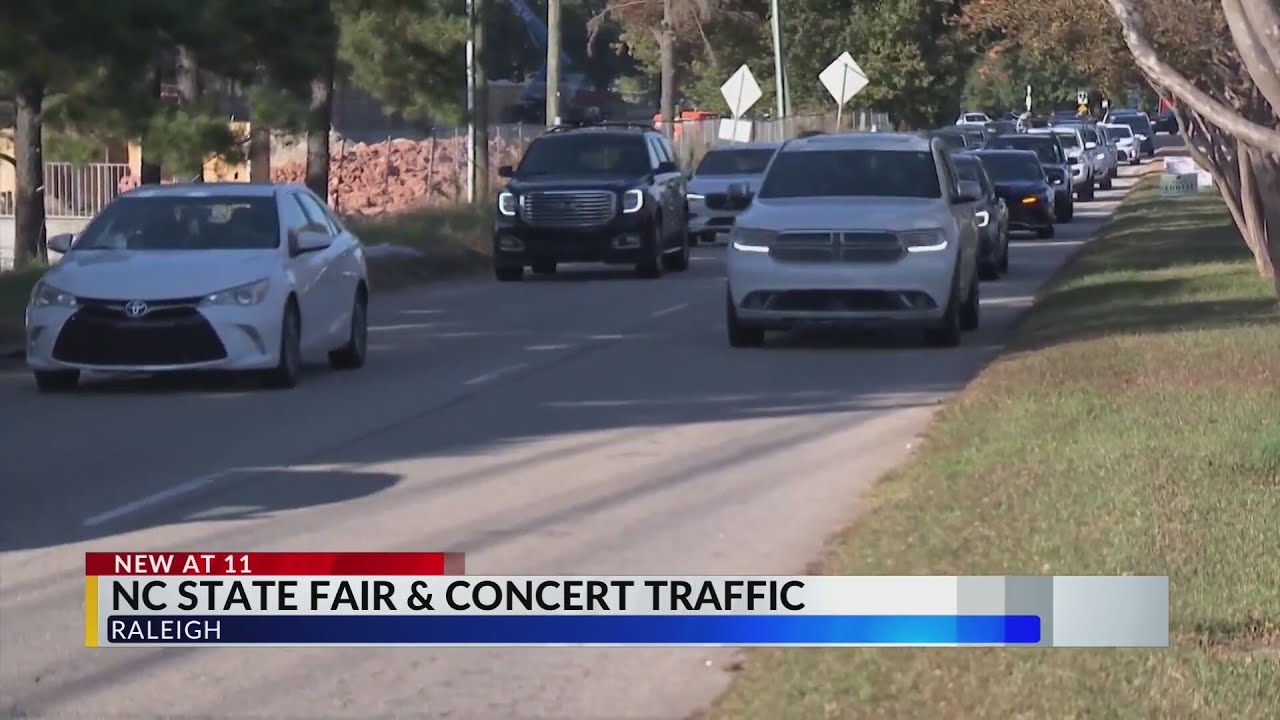 NC State Fair and concert traffic - YouTube