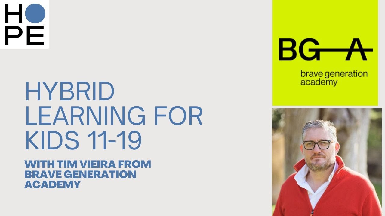 Tim Vieira from Brave Generation Academy (BGA) shares his hybrid model ...