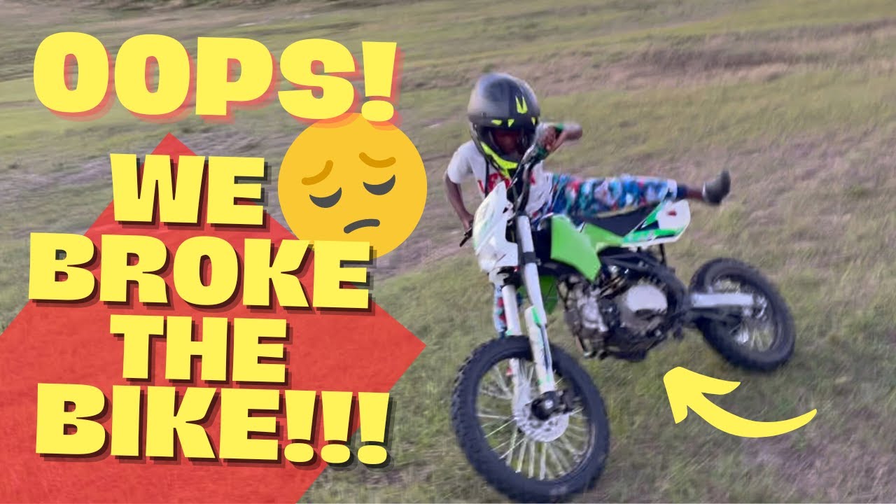 YOGI BENJI VLOGS| WE BROKE THE BIKE!!! - YouTube