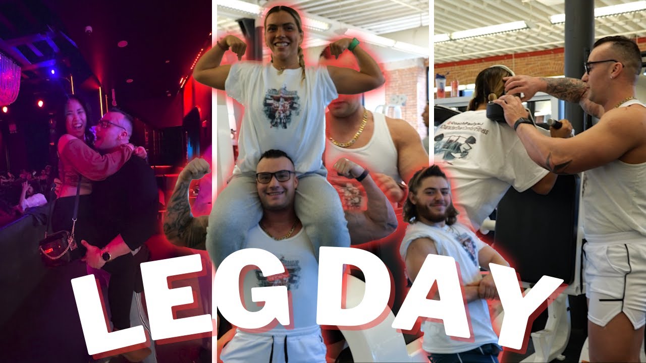 HOW TO: BEGINNER LEG DAY WITH JUSTIN AND MARIA - YouTube