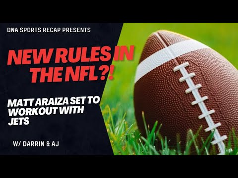New Kick off rule in the NFL! Matt Araiza Works out w/ the Jets. Roger ...