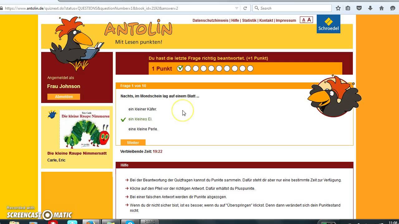 How to use Antolin - YouTube