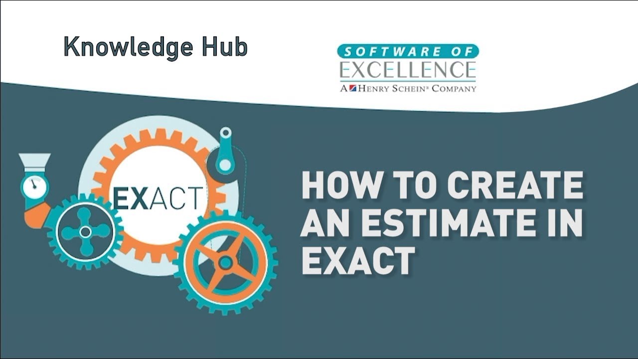 How to Create an Estimate in EXACT - YouTube
