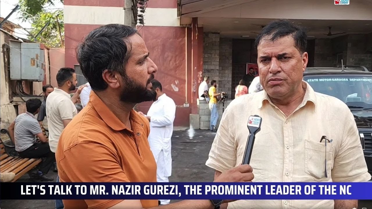 Let's talk to Mr. Nazir Gurezi, the prominent leader of the NC | JK ...