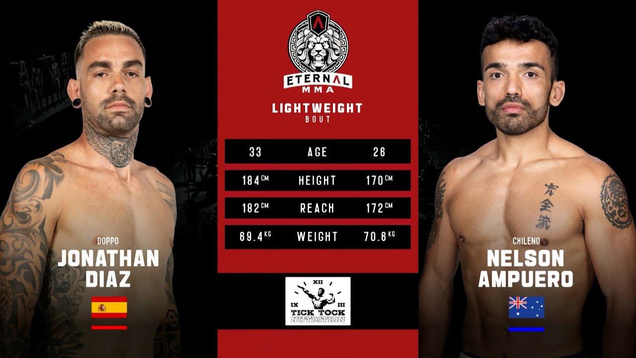 Eternal MMA 55 - Nelson Ampuero VS Jonathan Diaz - MMA FIGHT VIDEO - YouTube