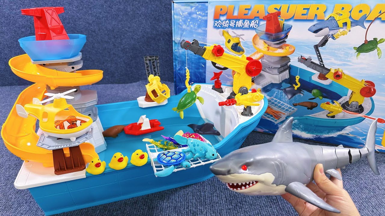 15 minutes of satisfying unboxing，Zuru Robo Alive Boats & Sliding Ship ...