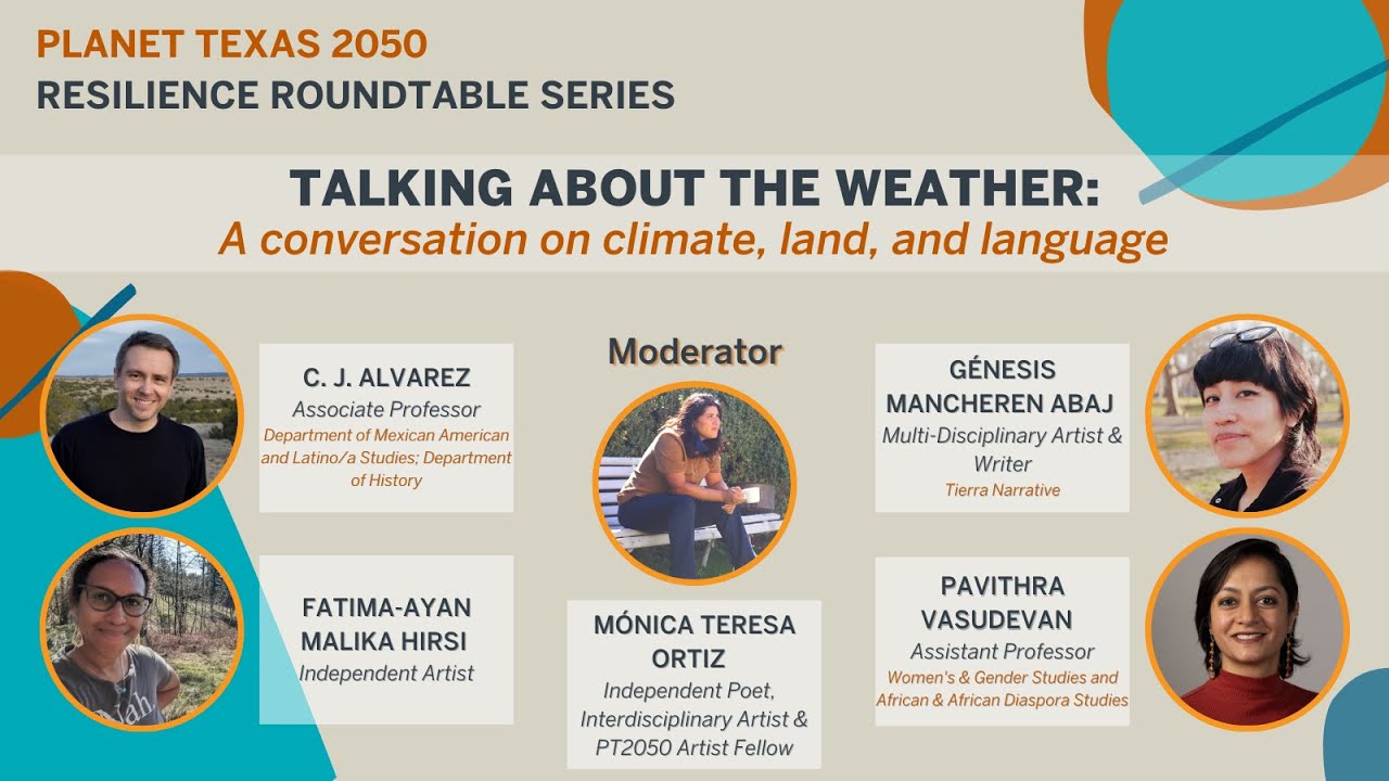 Talking about the weather: A conversation on climate, land, and ...